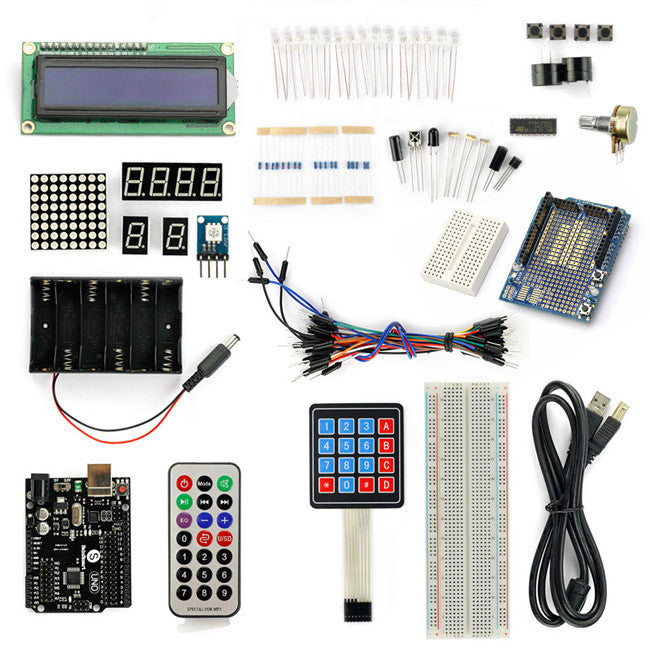 [Discontinued] SainSmart UNO R3+Keypad Kit With Basic Projects for Ard – SainSmart.com