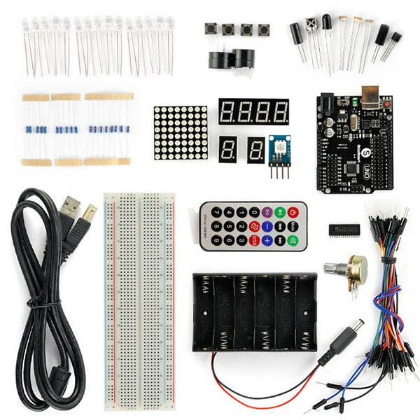 Sainsmart Uno R3 Starter Kit With 16 Basic Arduino Projects