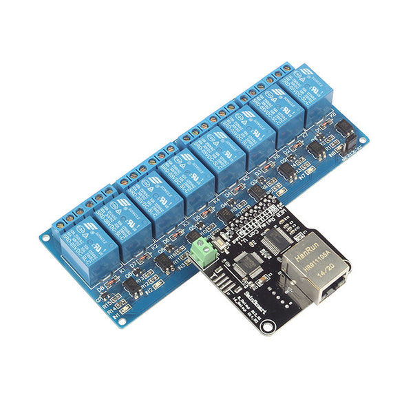 [Discontinued] SainSmart Web TCP/IP 10A 8-Ch Relay Remote Control Kit – SainSmart.com