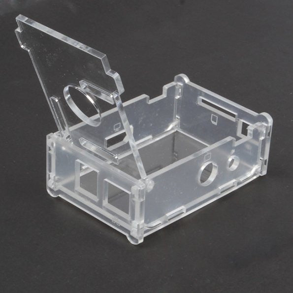 [Discontinued] Clear, Raspberry Pi Plastic Box – SainSmart.com