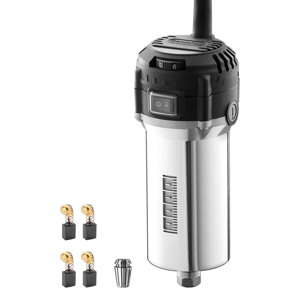 Genmitsu 710W Spindle Motor Compact Trimmer Router, 65mm Diameter, 6500 ...
