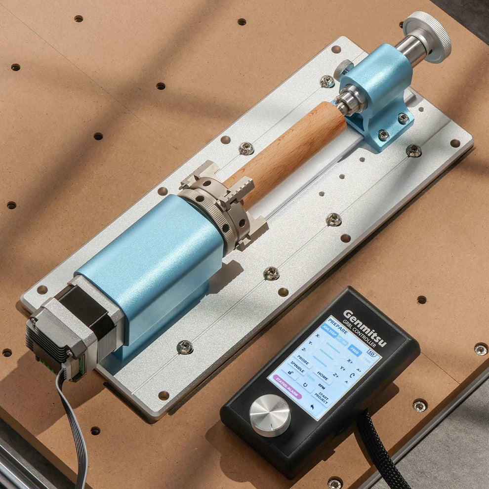 Genmitsu 4th Axis Rotary Module Kit for 4040-PRO CNC Router – SainSmart.com