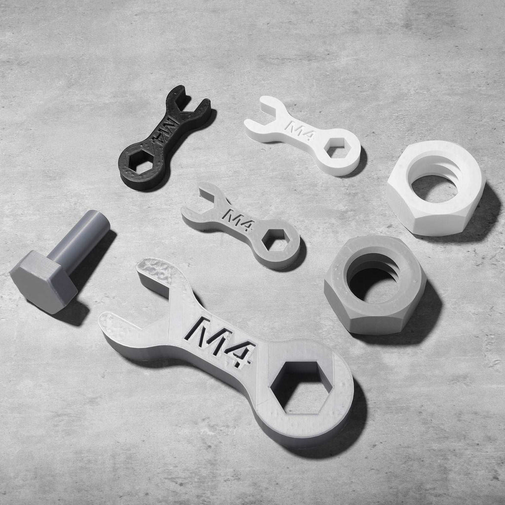 Black, White, Gray, Silver, 1.75mm ABS Filament 1.75mm, 500g x 4 Pack ...