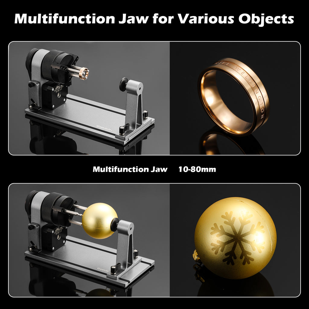 Genmitsu MD18 Rotary Roller for L8, Z6, Laser Engraving Cylindrical ...