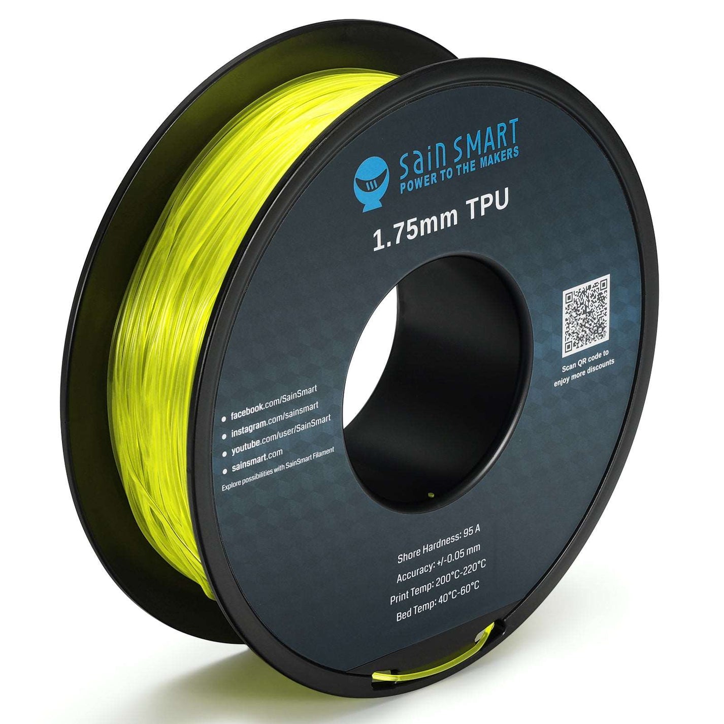 SainSmart TPU 3D Printing Filament | Perfect for Drones Racing | 0.8KG ...