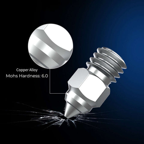 Creality High-end Copper Alloy Nozzle with High Temperature Wear Resis ...