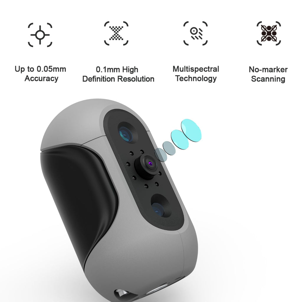 Mole 3D Scanner for 3D Printing and Modeling, 0.05mm Accuracy 10 Fps S ...