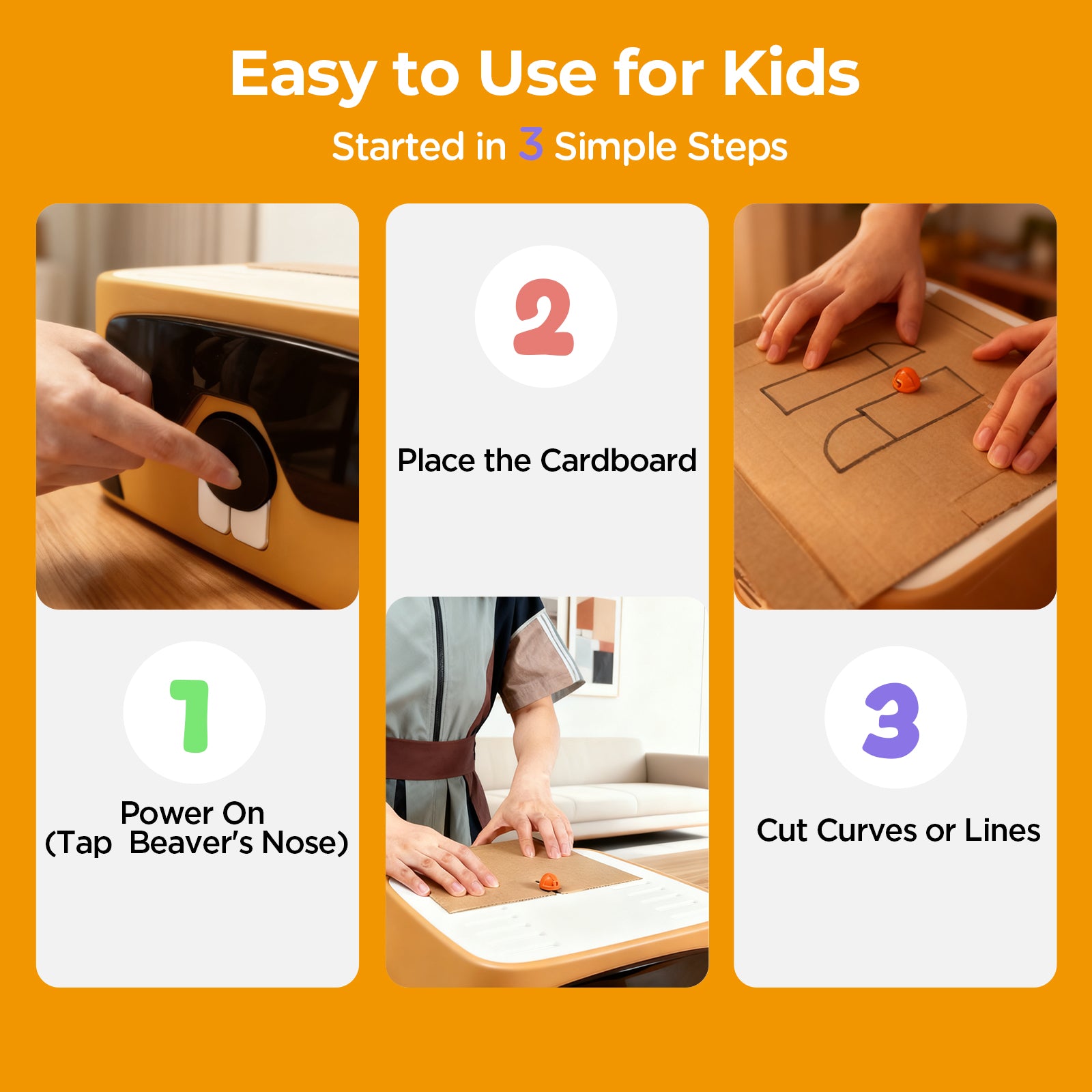 Beavobot Cardboard Cutter C1 Kit, Blade-Free Auto Paper Cutting Tool ...