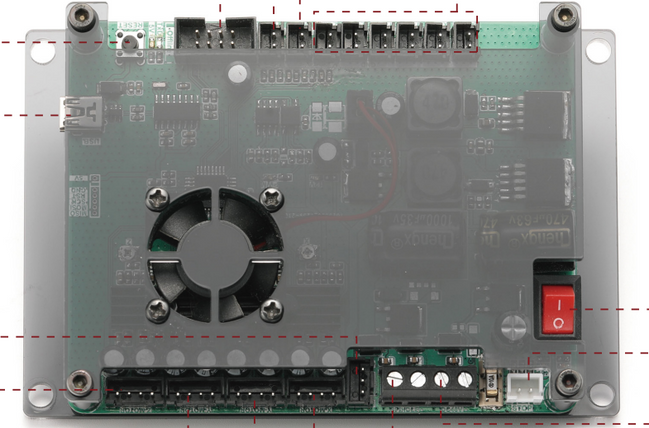 [Replacement] Control Board, Stepper Motor Wire Kit, Power Supply for ...