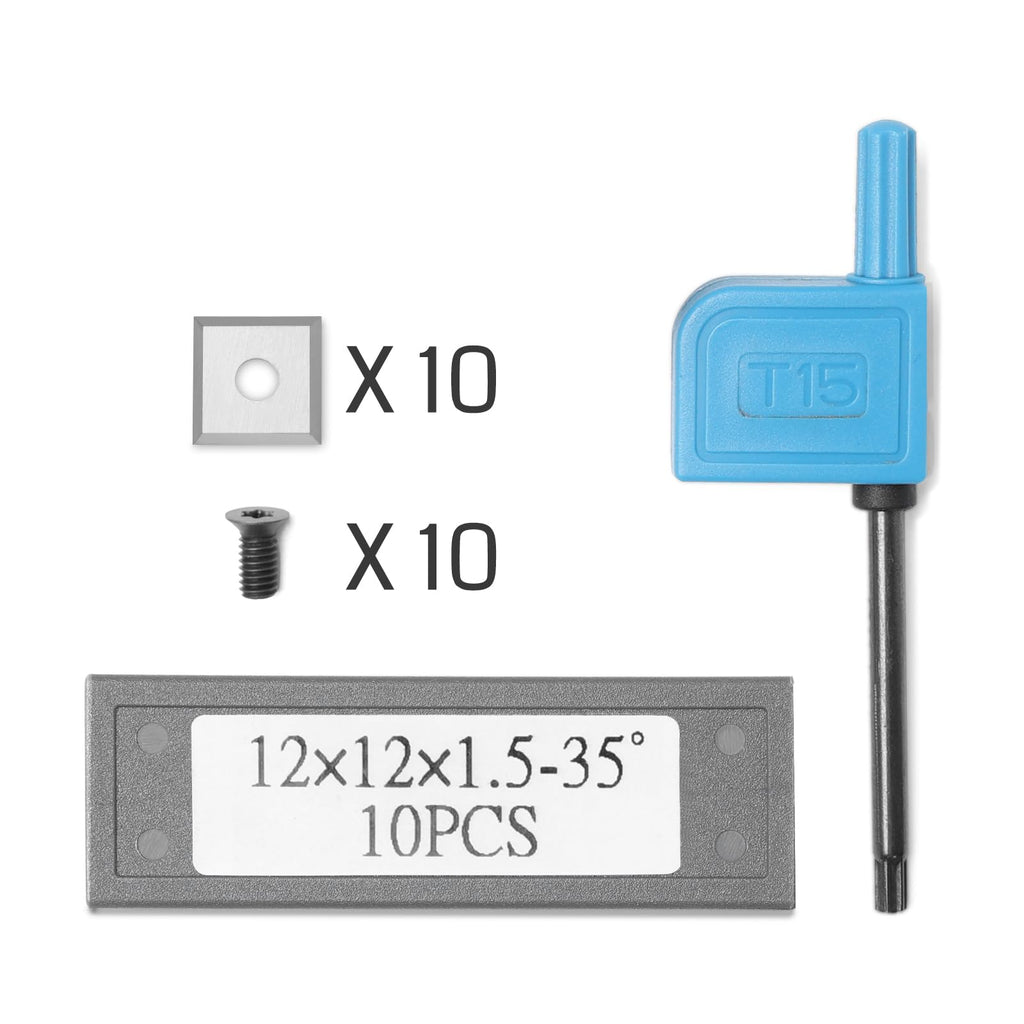 10pcs Tungsten Carbide Replacement Cutters, for Wood Turning Tools for ...