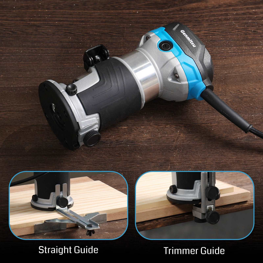 1-1.25 HP, Φ65mm Palm Trimmer Router, Compact Router Wood Tool With Fi ...