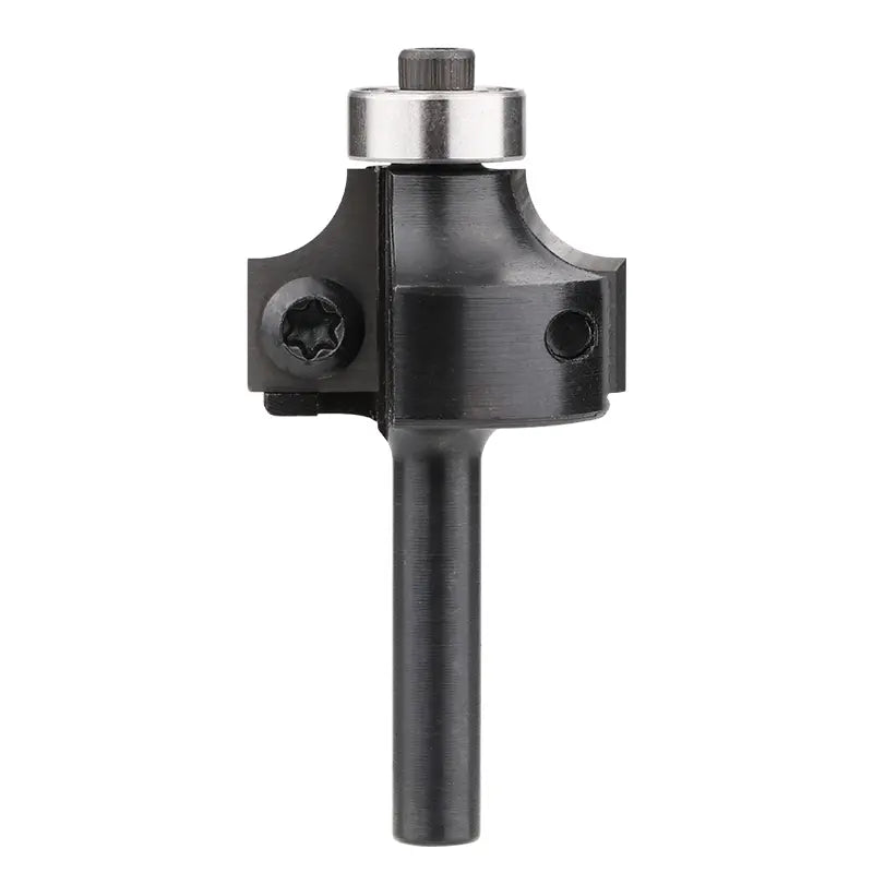 2RRBC01A, 1/4" Shank, 17/32" Cutting Radius 2 Wing, Round Over Flush T ...