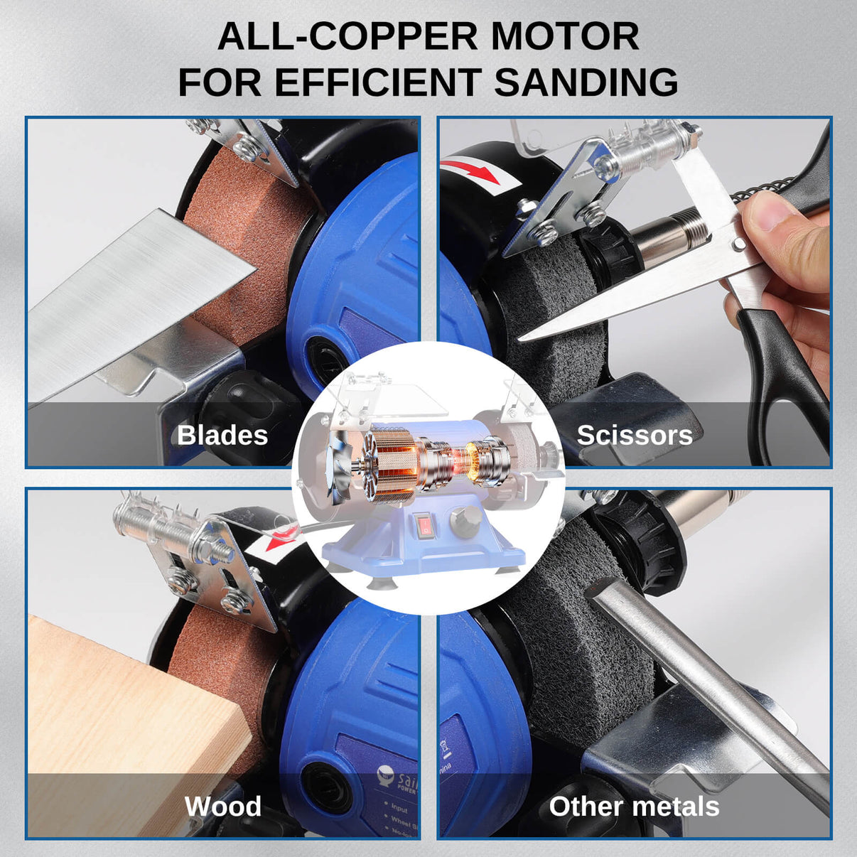 3-inch Bench Grinder and Rotary Tool 2-in-1 Kit, 11000 RPM Max Variabl ...