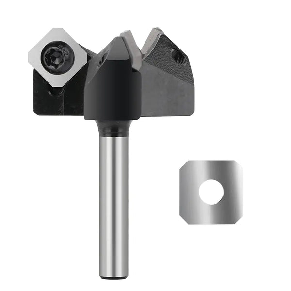 3LRBC01A, 1/4" Shank, Spoilboard Surfacing Router Bit, 1-1/2" Cutting ...