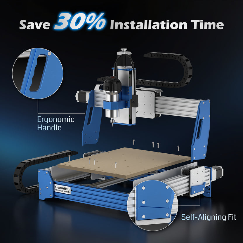Genmitsu PROVerXL 4030S CNC Router | 710W Desktop CNC Machine for Wood ...