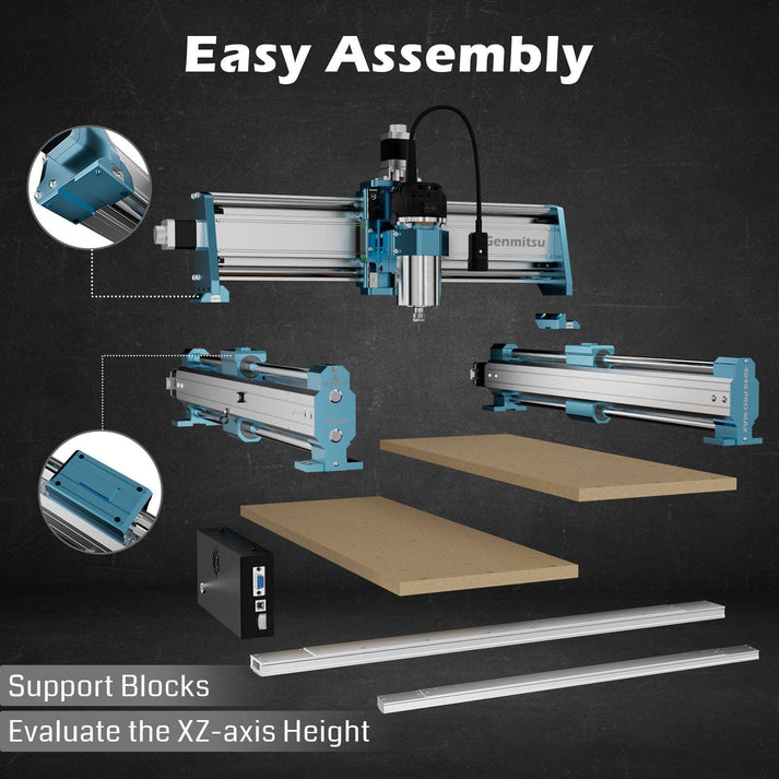 Genmitsu 4040-PRO MAX CNC Machine Desktop CNC Router, Enhanced XZ Axis ...