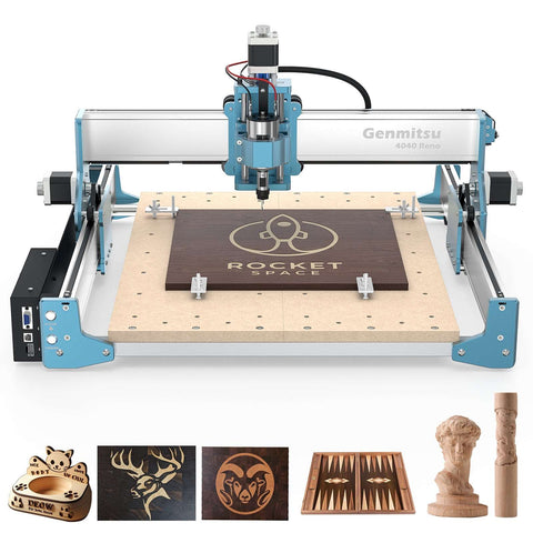 Genmitsu 4040 RENO Versatile 4x4 Desktop CNC Router Machine for Carving ...