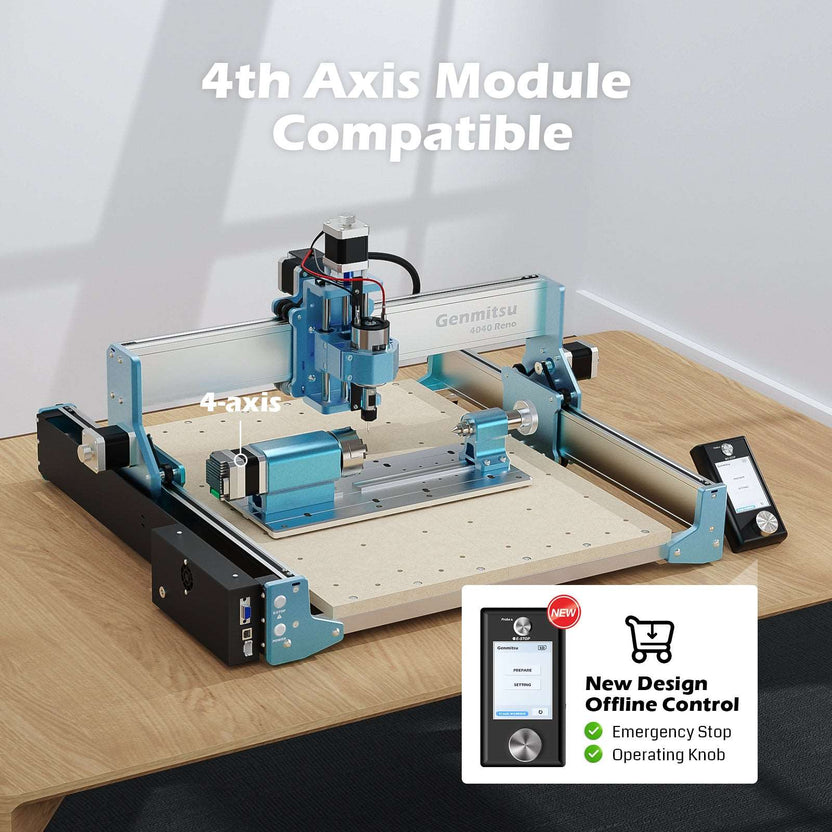 Genmitsu 4040 RENO Versatile 4x4 Desktop CNC Router Machine for Carving ...