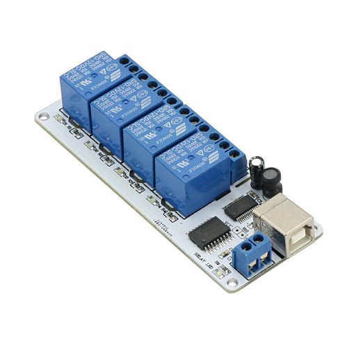 SainSmart 4-channel 5V USB Relay Module for Automation Robotics ...