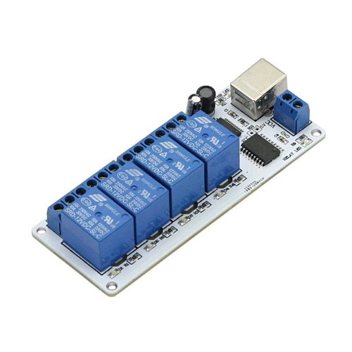 SainSmart 4-channel 5V USB Relay Module for Automation Robotics ...