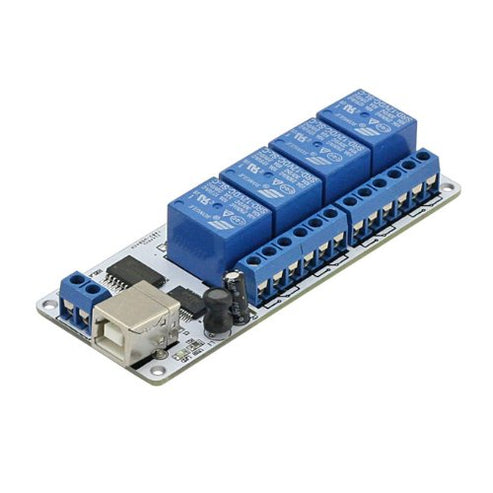 SainSmart 4-channel 5V USB Relay Module for Automation Robotics ...