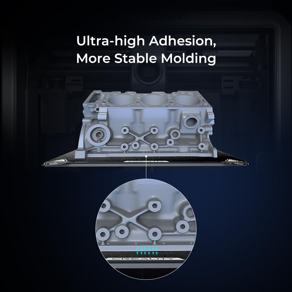 Creality K1 Texture PEI Build Plate Kit, Flexible Spring Steel Platfor – SainSmart.com