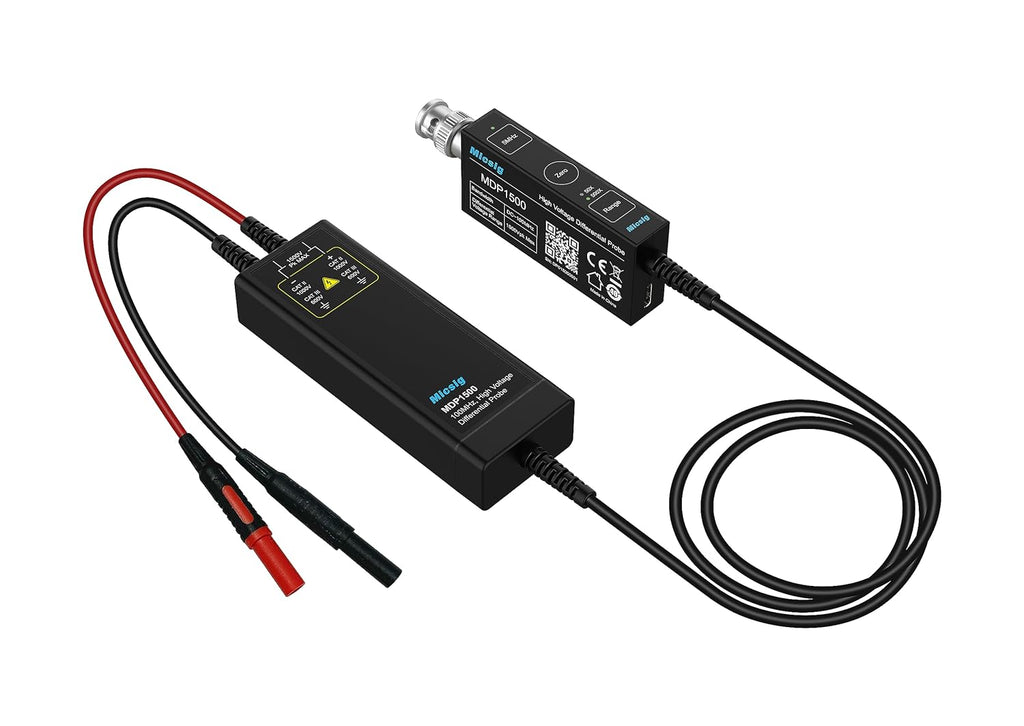 Micsig MDP1500 High Voltage Differential Probe Kit, 3.5ns Rise Time 10 ...