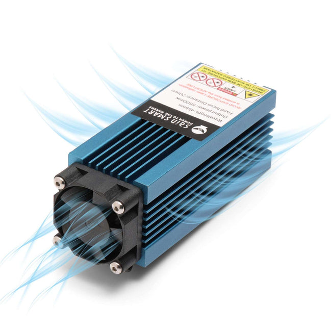 Genmitsu 5.5W Blue-Violet Light Fixed Focus Laser Module Kit, For 3018 ...