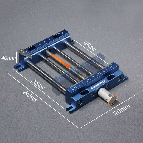 Genmitsu Aluminum Bench Vise Clamp Size 238 x 168 x 4.1mm | SainSmart ...