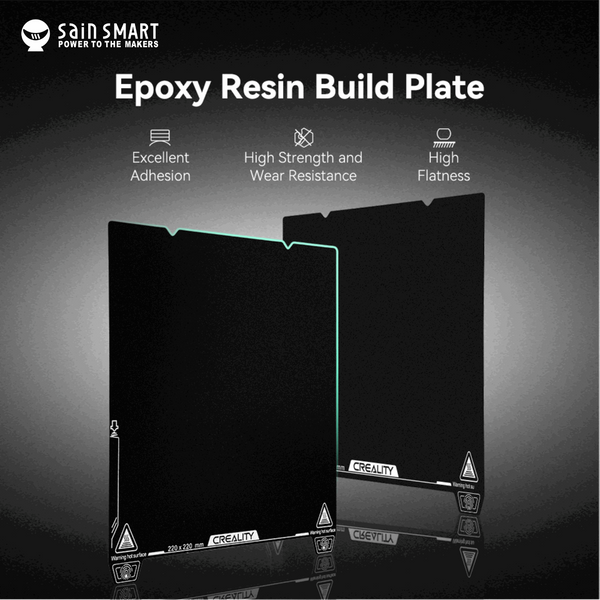 Creality Epoxy Resin Build Plate 235x235mm, Double-Sided Textured Spri ...