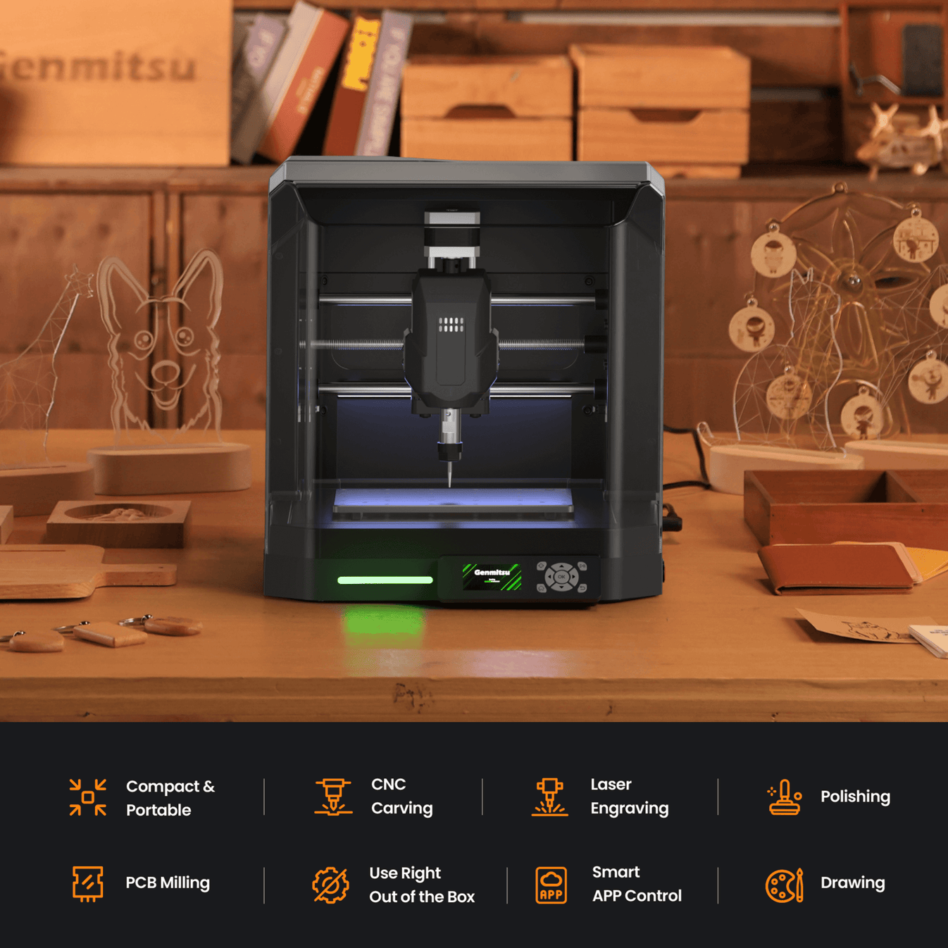 Genmitsu Cubiko CNC Router, An Affordable Desktop CNC for Everyone ...