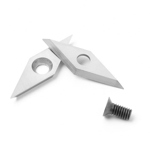 10pcs Tungsten Carbide Replacement Cutters, for Wood Turning Tools for ...