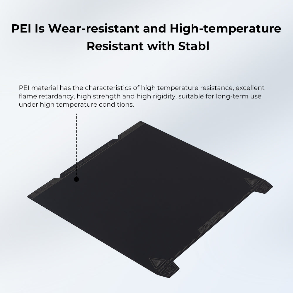 Creality K1 PEI Build Plate Kit, Flexible Spring Steel Platform with S – SainSmart.com