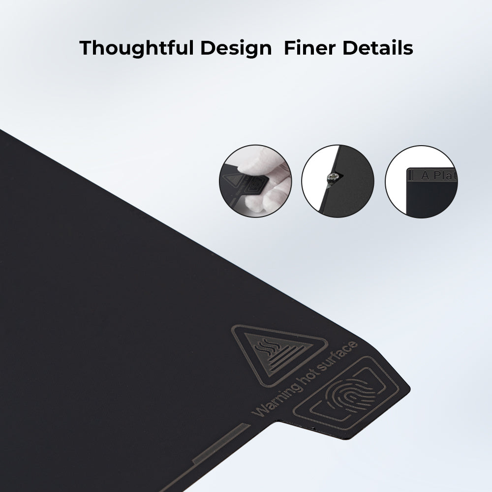 Creality K1 PEI Build Plate Kit, Flexible Spring Steel Platform with S – SainSmart.com