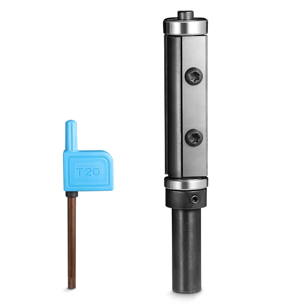 FRBE01A, 1/2" Shank, 2-23/64" Cutting Length, Top & Bottom Bearing Flu ...