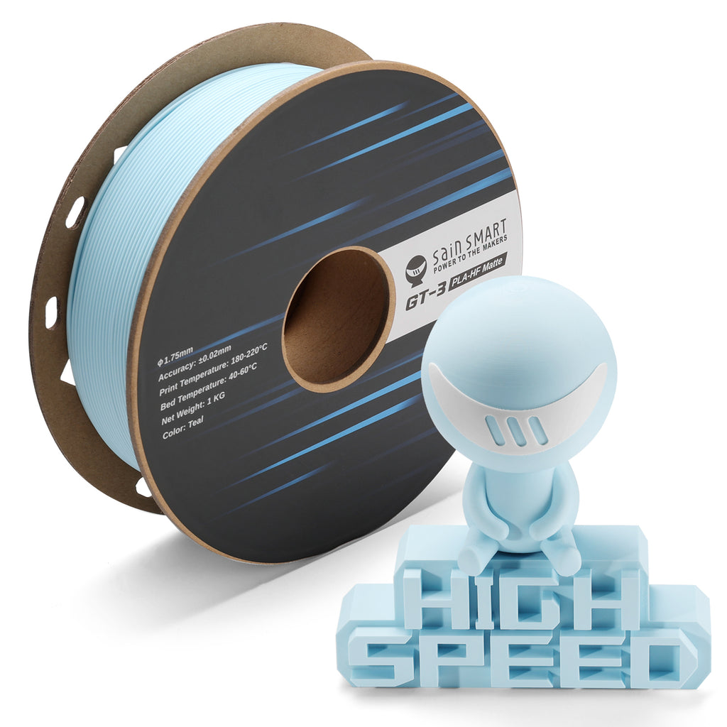 GT-3 High Speed Matte PLA Filament 1.75mm, 1KG, ±0.02mm, Black/White/T ...