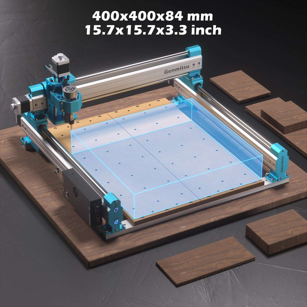 Genmitsu 4040-PRO Semi Assembly 4x4 Desktop CNC Router Machine for ...
