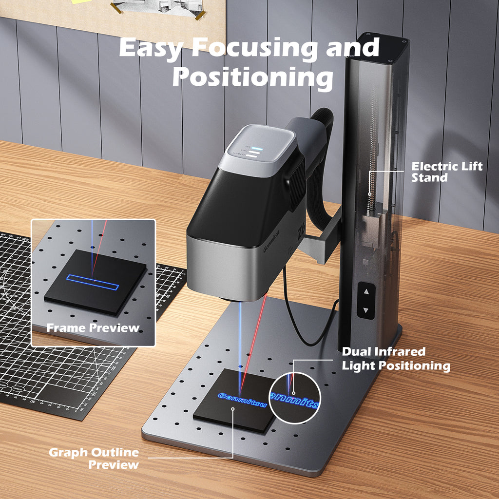 Genmitsu Z6 20W Dual Laser Machine, Jewelry Engraver, Fast Metal ...