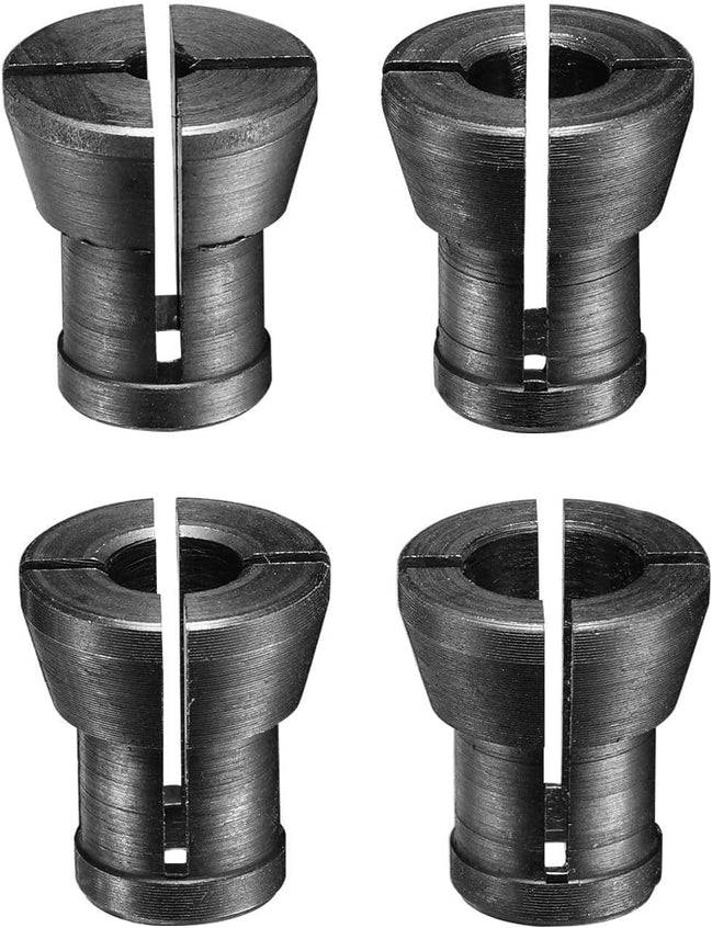 4Pcs Router Collet Kit, 1/8" to 5/16" Router Bit Collet Accessory for ...