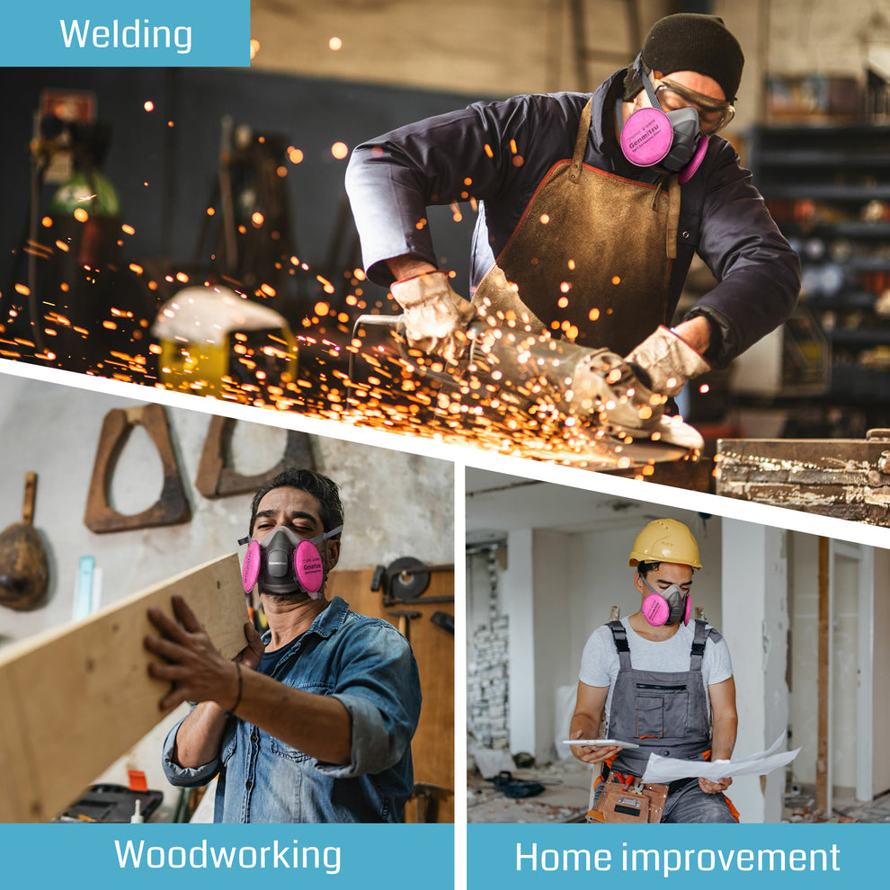 Reusable Respirator Mask Gas Protection, Full Face, Half Face ...