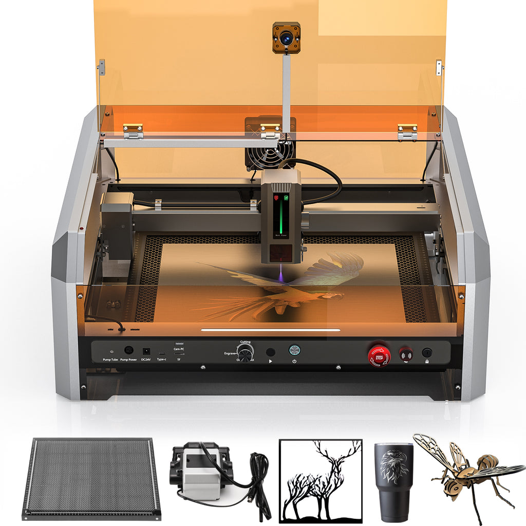 Genmitsu L8 Laser Engraver Machine, 40W/20W Power, 40000mm/min High ...