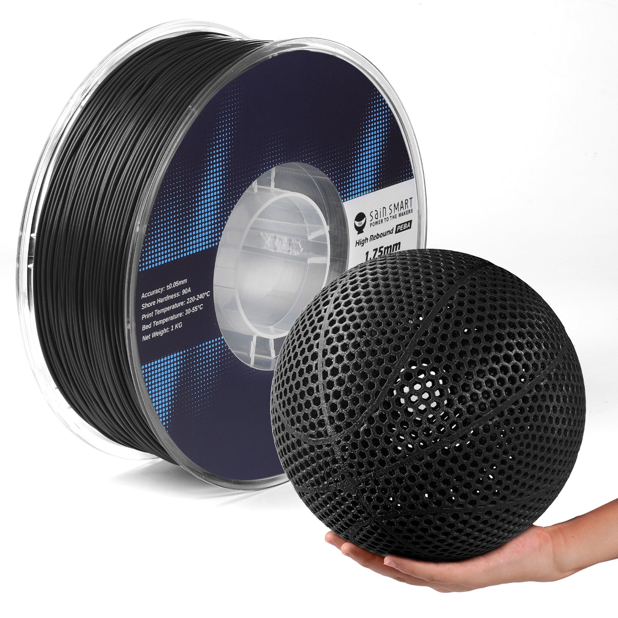 PEBA 3D Printing Filament | High Rebound | Nylon-Based | 1.75mm 1KG ...