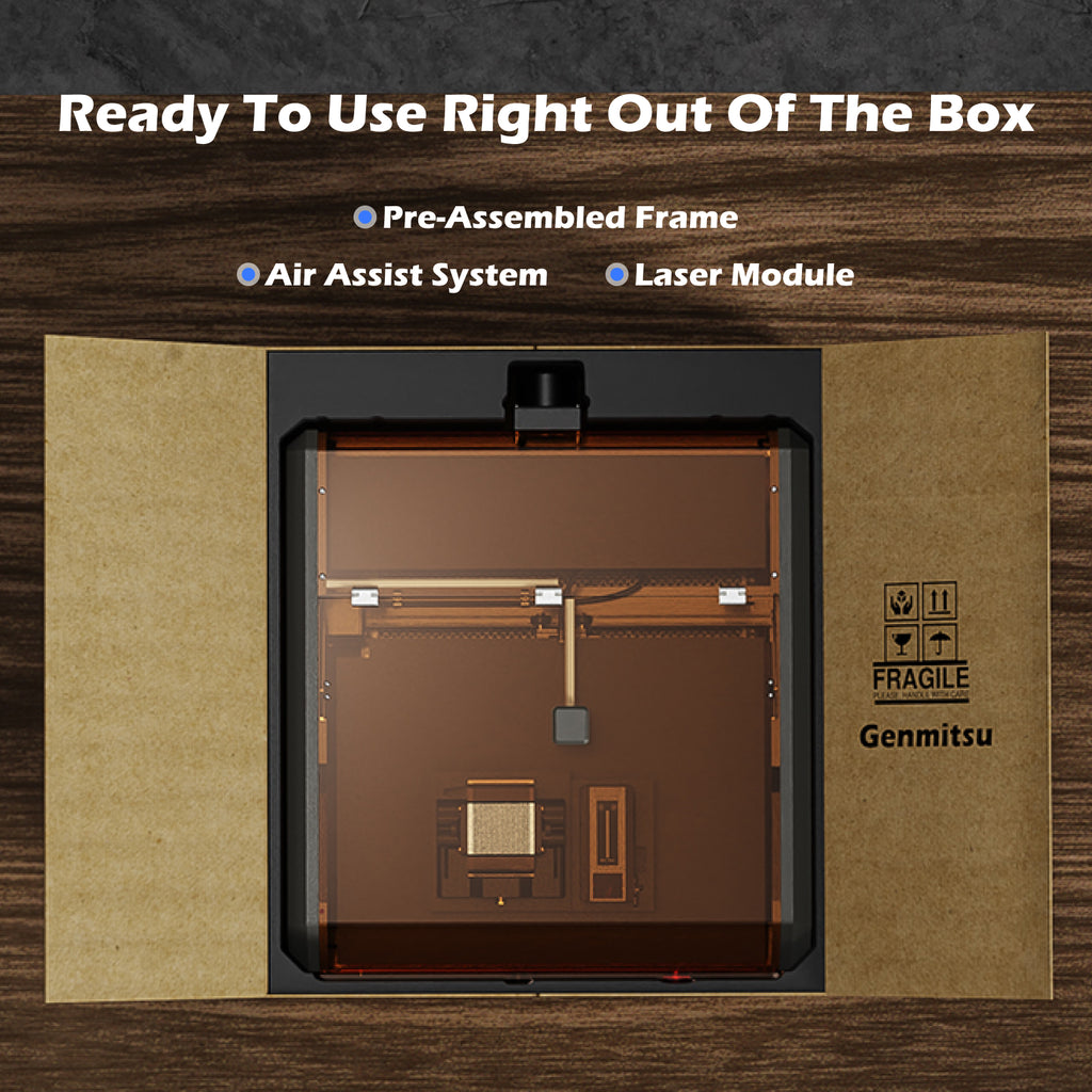 Genmitsu L8 Laser Engraver Machine, 40W/20W Power, 40000mm/min High ...