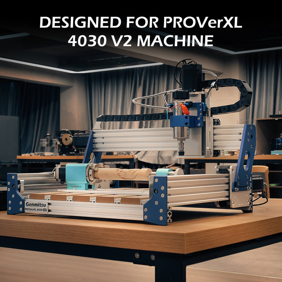 Genmitsu Rotary Module Kit for PROVerXL 4030, 6050 Plus CNC Router ...