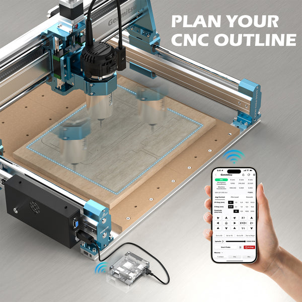 Genmitsu APP Wireless Offline Controller GRBL G-Code Sender Wi-Fi Modu ...