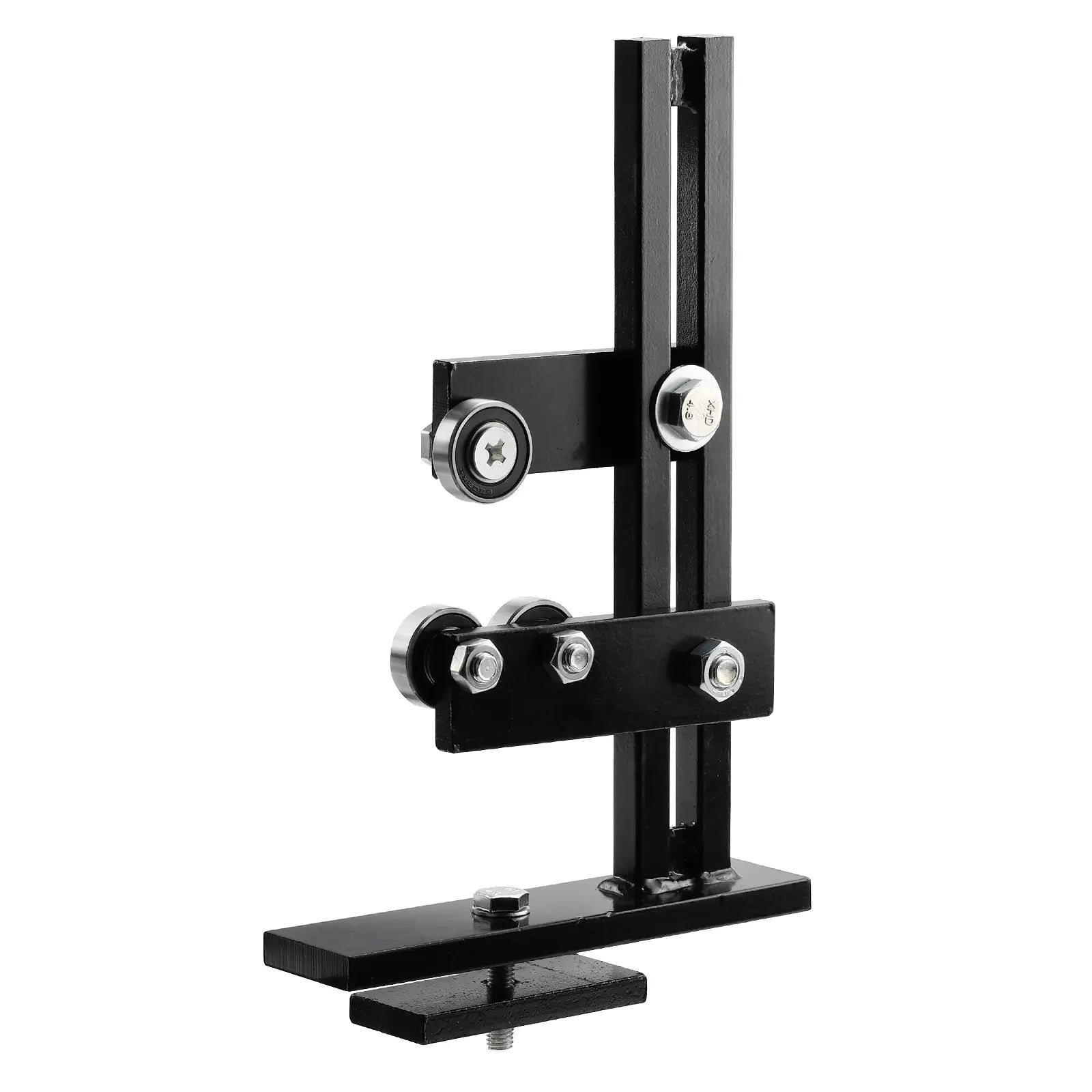 L-Shape Wood Lathe Steady Rest, Adjustable 3 Fixed Wheels to Prevent R ...