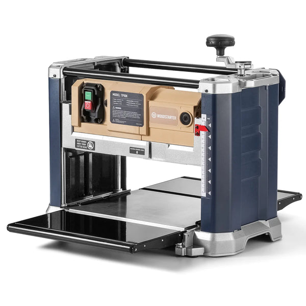 13-Inch Benchtop Wood Planer, 10,000 RPM with 3 HSS Blades, 21 ft/min ...