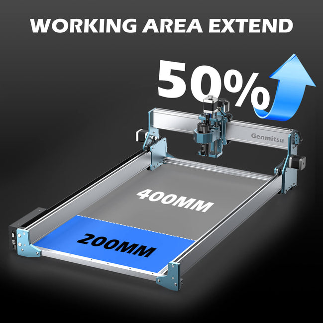Y-Axis Extension Kit for CNC 4040 RENO, Y-Axis Extension to 800mm, 404 ...
