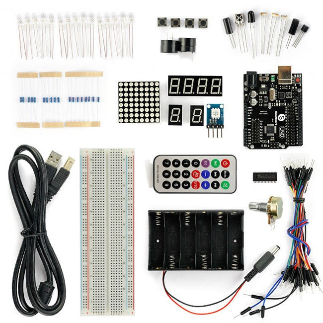 SainSmart UNO R3 Starter Kit With 16 Basic Arduino Projects – SainSmart.com