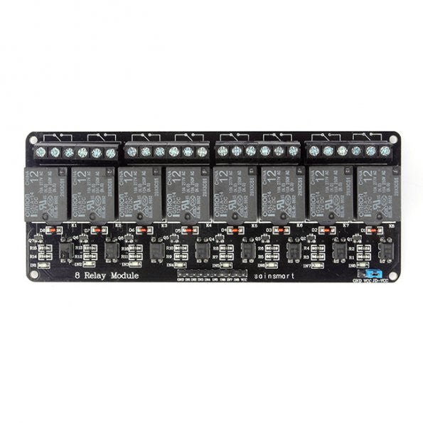 [Discontinued] OMRON 8 Channel 12V Relay Module for Arduino Mega2560 R ...